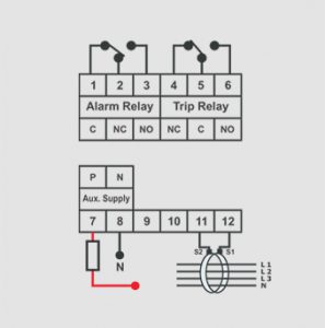DIGITAL EARTH LEAKAGE RELAY | Compliance with IEC 947-1 | CBCT