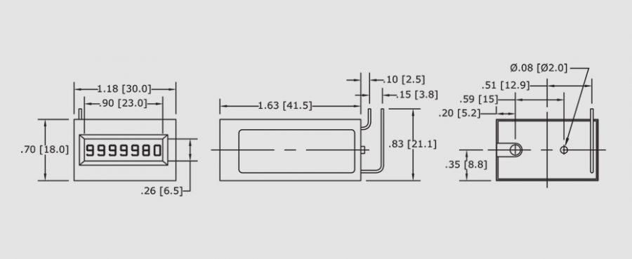 High-Performance Impulse Counter Series - CR18